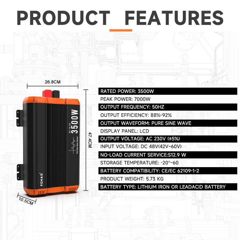POWERWIN FCHAO KST: The High-Power Inverter Solution. Up to 3500W Pure ...